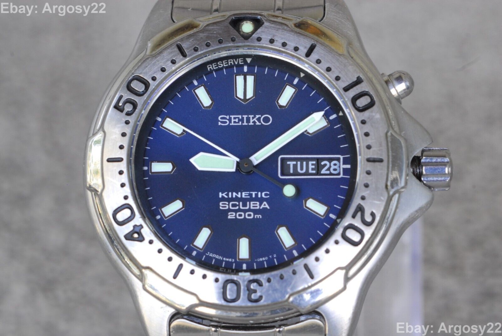 Seiko Kinetic Scuba Divers 5M63 0B30, SBCZ007, 41 mm, J103 Seiko Kinetic Scuba Divers 5M63 0B30, SBCZ007, 41 mm, J103