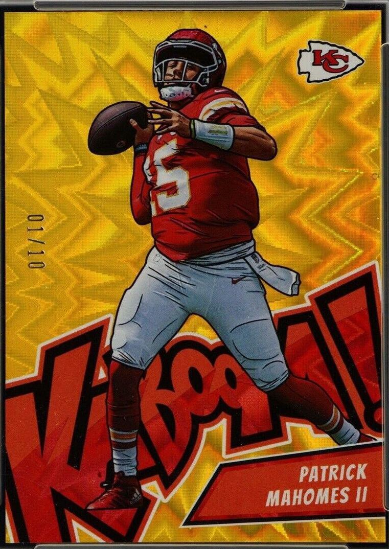 2023 Panini Absolute - Kaboom! Horizontal Patrick Mahomes II #1 Gold ...
