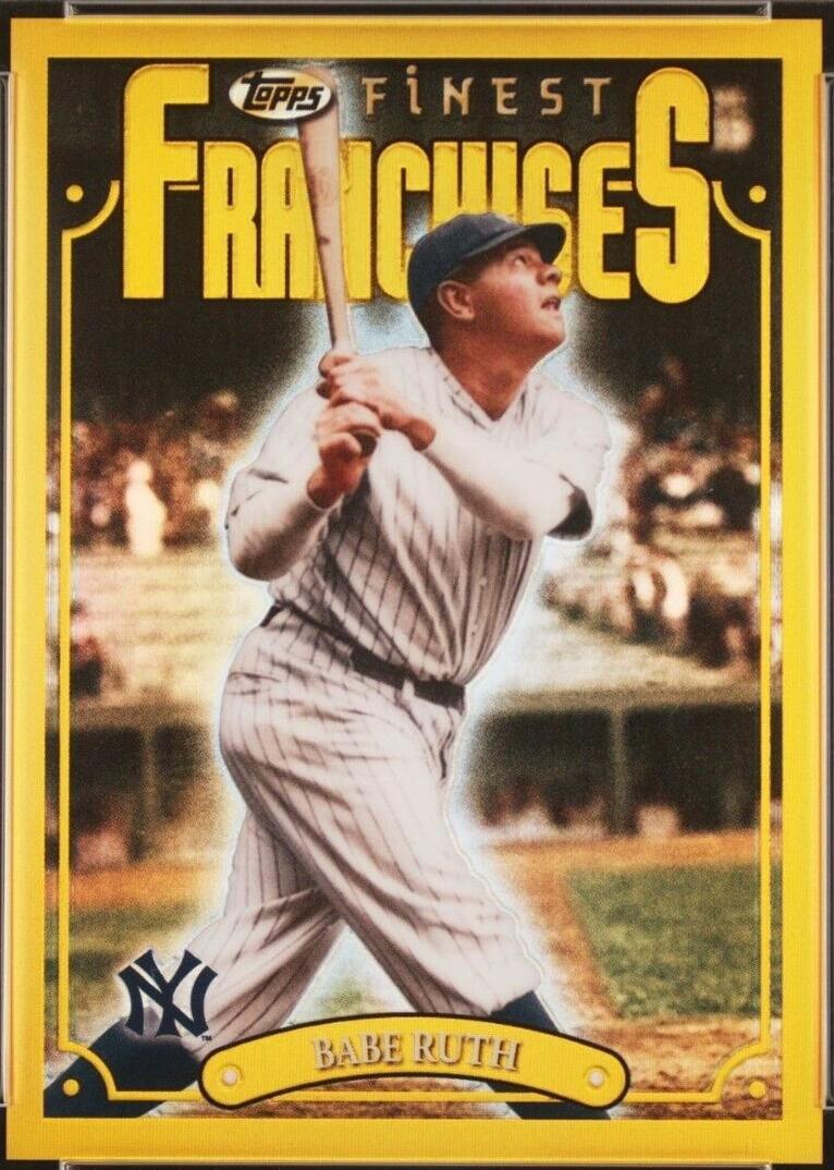 2023 Topps Finest Flashbacks - 1996 Topps Finest Franchise SP Babe Ruth ...