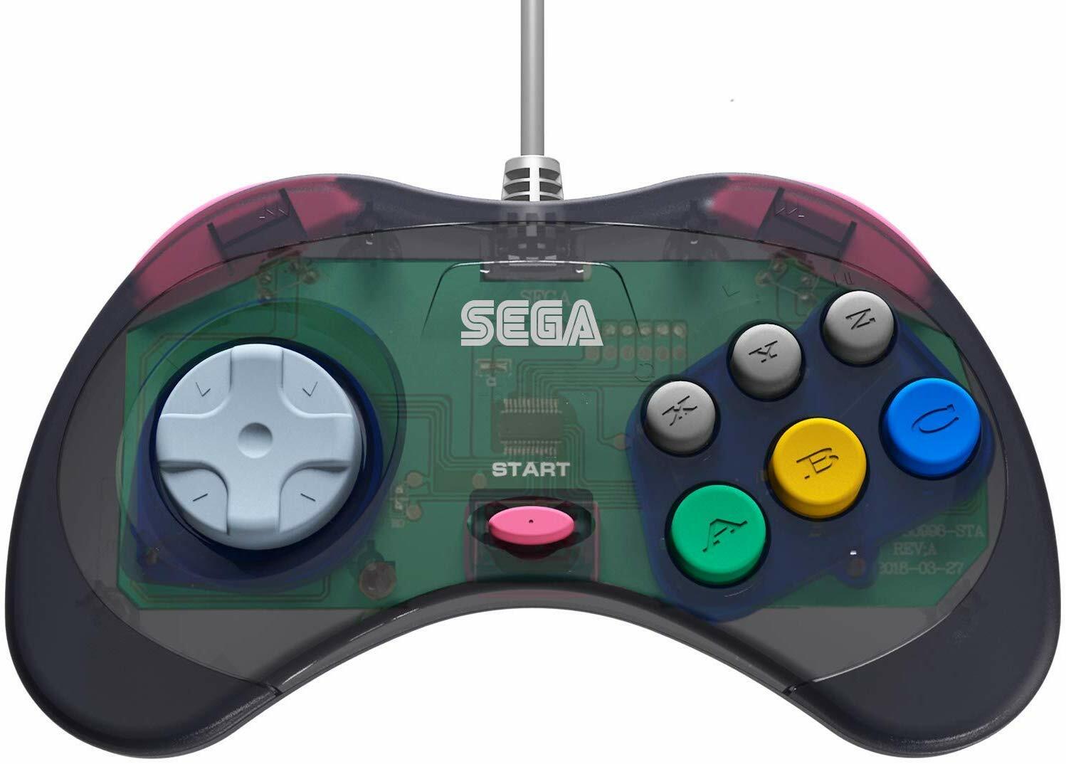 Retro-Bit Official Sega Saturn Controller Pad for Sega Saturn Original ...