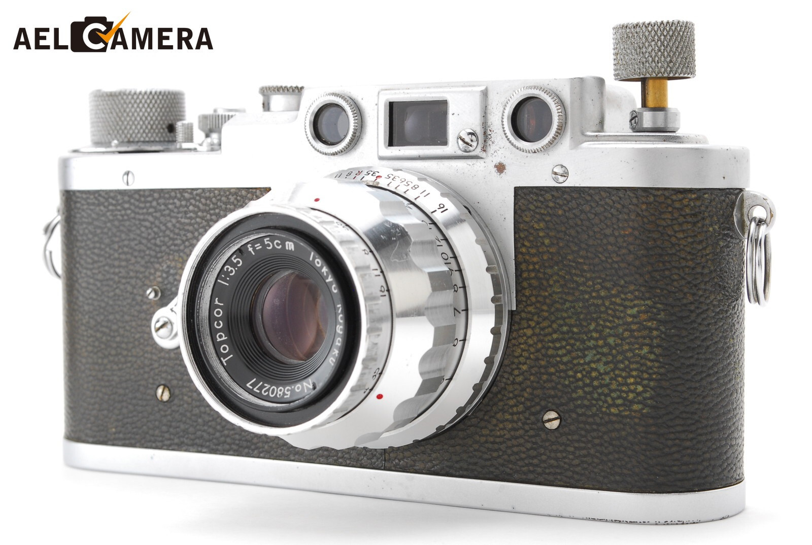 EXC+5】 Leotax K Rangefinder Film Camera w/ Topcor 5cm F3.5 EXC+5】 Leotax K Rangefinder Film Camera w/ Topcor 5cm F3.5