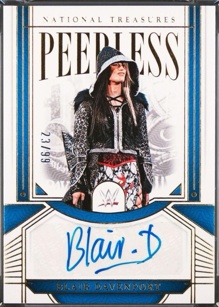 2024 Panini National Treasures WWE - Peerless Signatures Blair ...