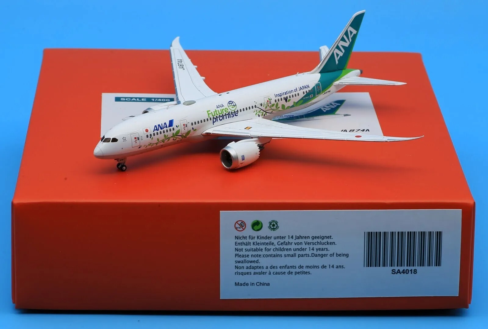 JC WINGS ANA ALL NIPPON AIRWAYS B787-8 FUTURE PROMISE 1:400 JC WINGS ANA ALL NIPPON AIRWAYS B787-8 FUTURE PROMISE 1:400