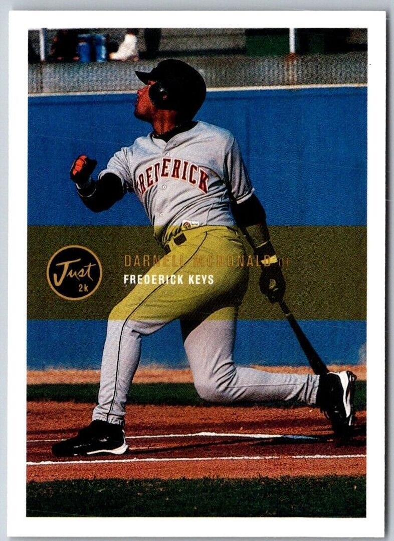 2000 Just Minors - Just the Preview Darnell McDonald #58 Gold for sale ...