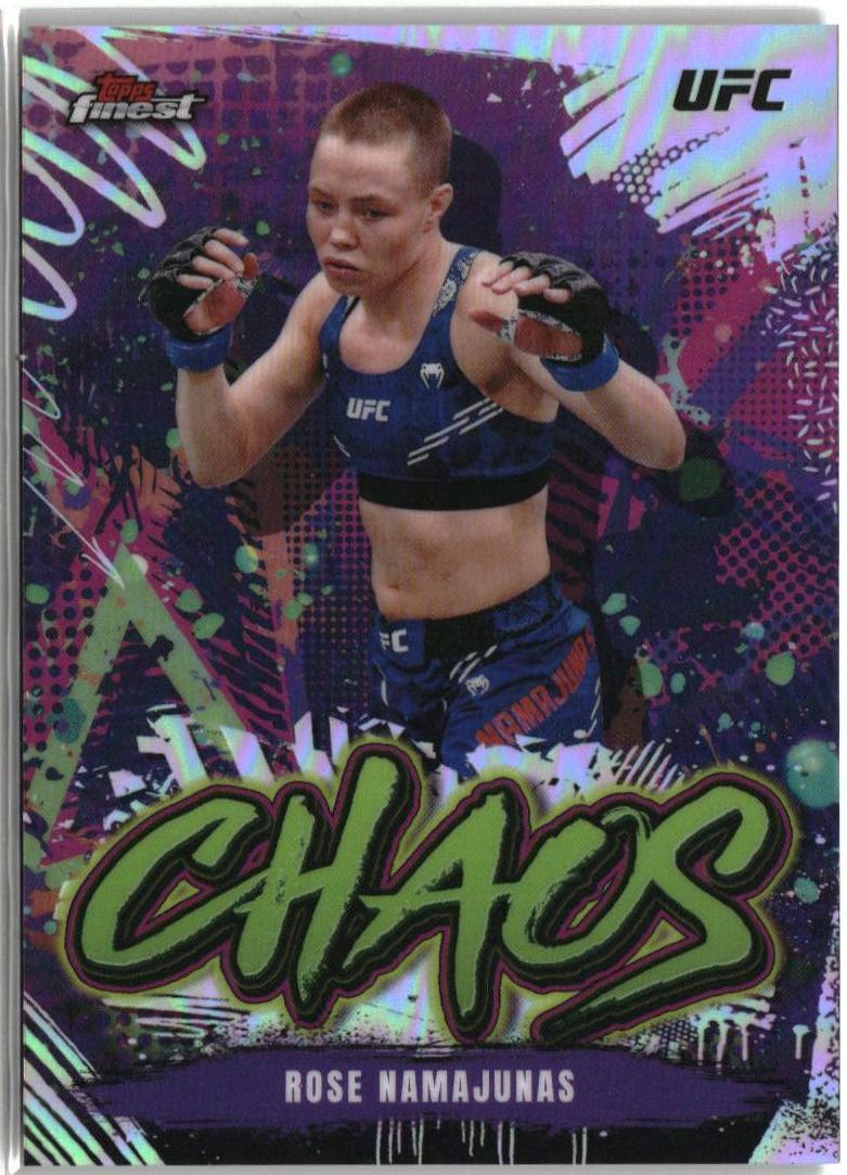 2024 Topps Finest UFC - Chaos Rose Namajunas #CHA-7 Refractor for sale ...