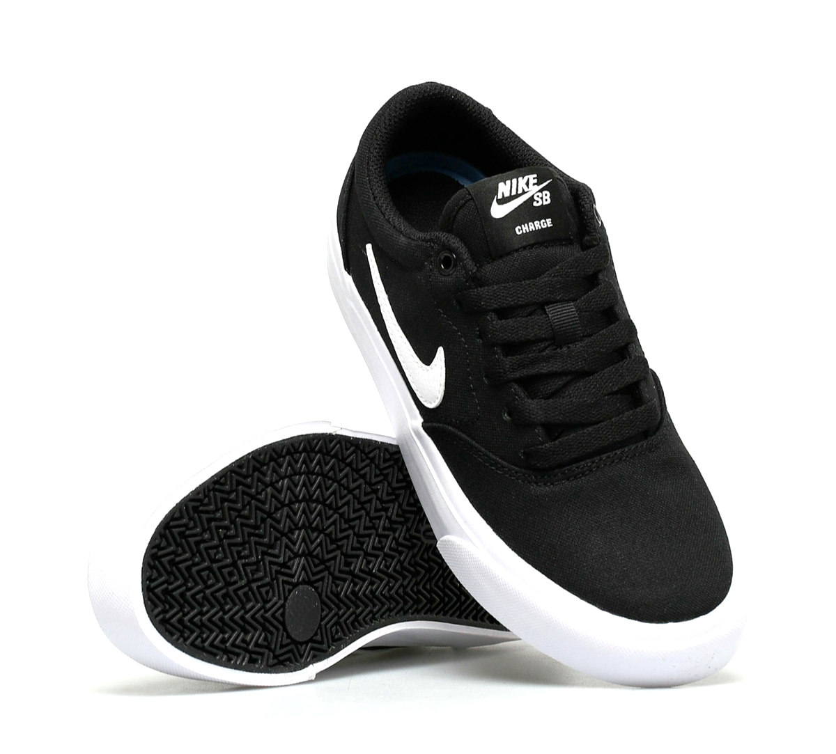 Nike sb charge canvas black store