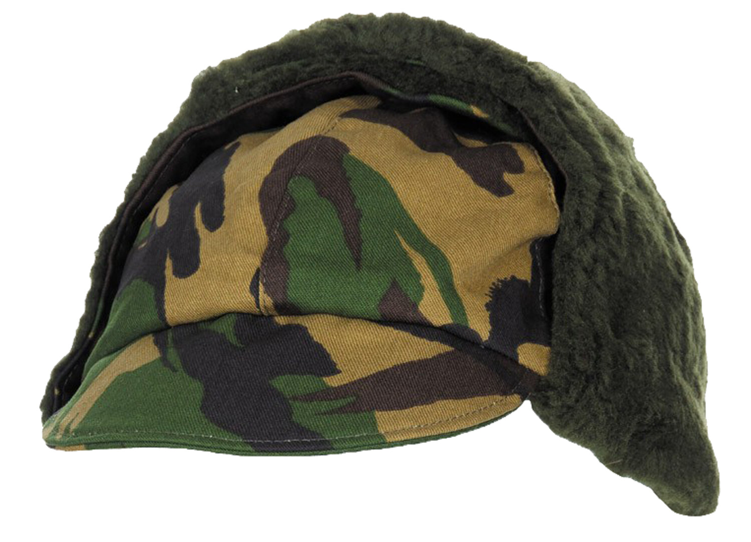 Genuine Dutch Army DPM Camo Winter Pile Cap Hat Grade 1 | eBay