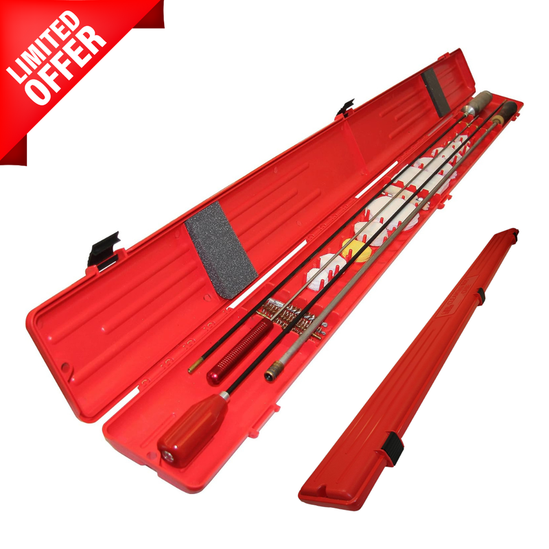 MTM CRC Gun Cleaning Rod Hard Case Rifle Cleaner Handgun Maintenance ...