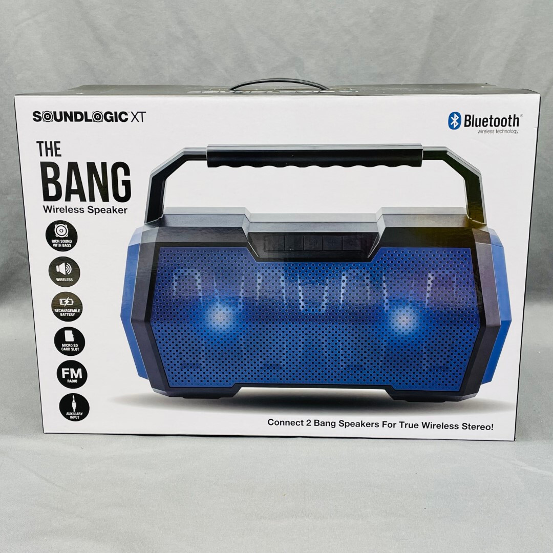 Soundlogic XT "THE BANG" Bluetooth Wireless Boombox Speaker