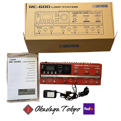 BOSS RC-600 Loop Station Looper Sequencer Electric Guitar BOSS RC-600 Loop Station Looper Sequencer Electric Guitar