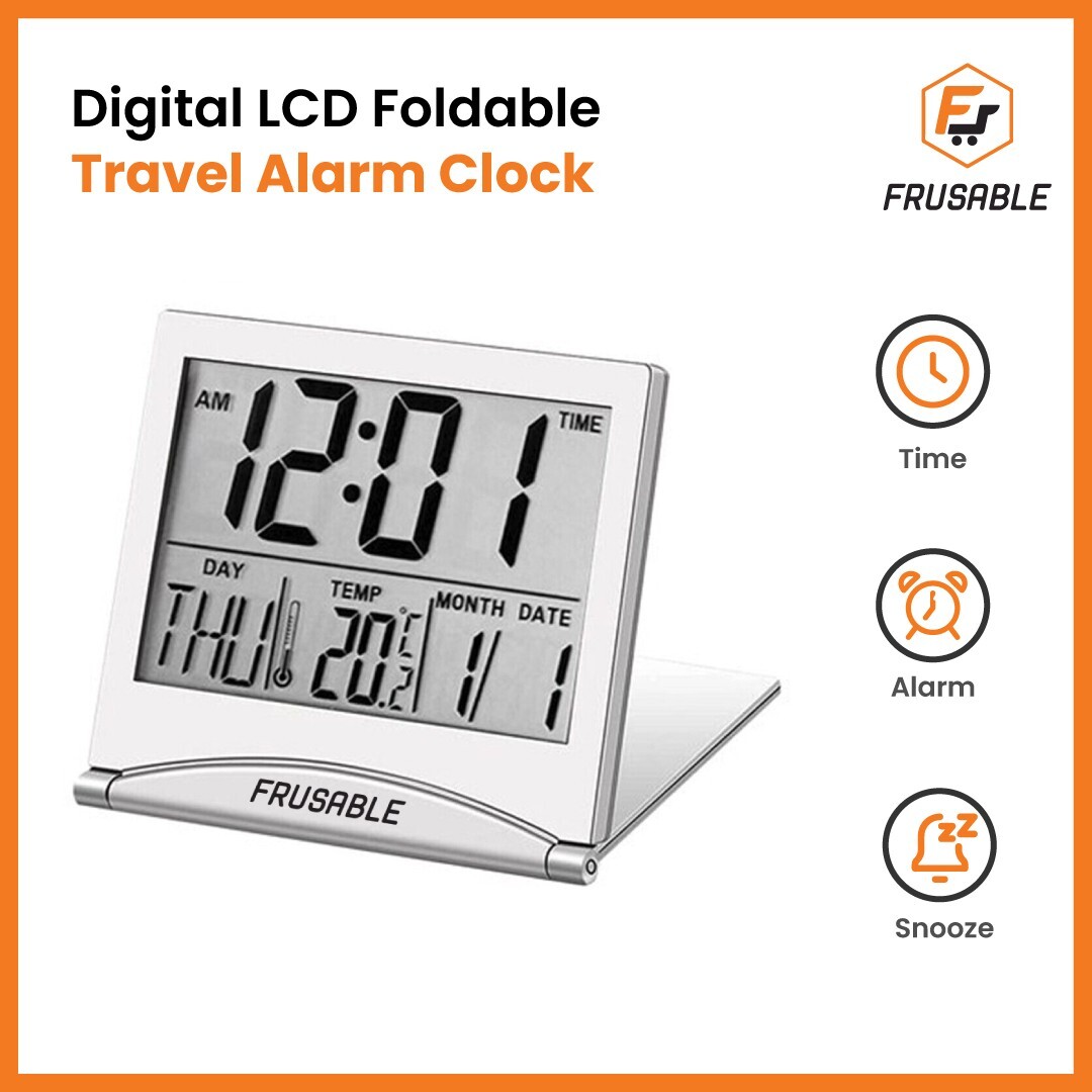 Foldable Temperature Lcd | Digital Travel Alarm Clock Foldable Temperature Lcd | Digital Travel Alarm Clock