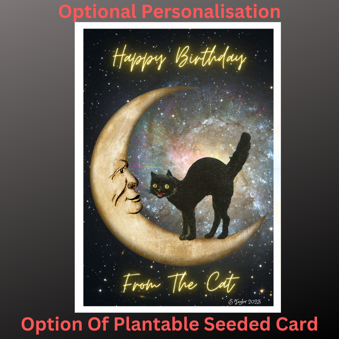 Celestial Happy Birthday Celestial Birthday Card
