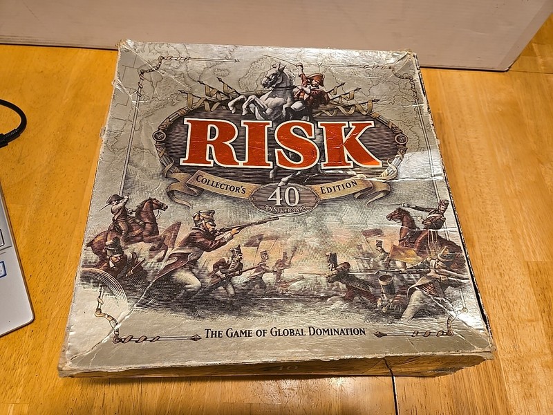 Risk: 40th Anniversary Collector’s Edition (1999) Board Game – Board ...