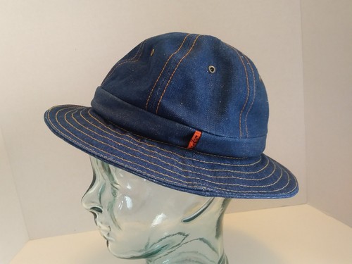 VTG LEVIS Orange Tab Denim Bucket Hat Size Medium 1970s 70s VTG LEVIS Orange Tab Denim Bucket Hat Size Medium 1970s 70s