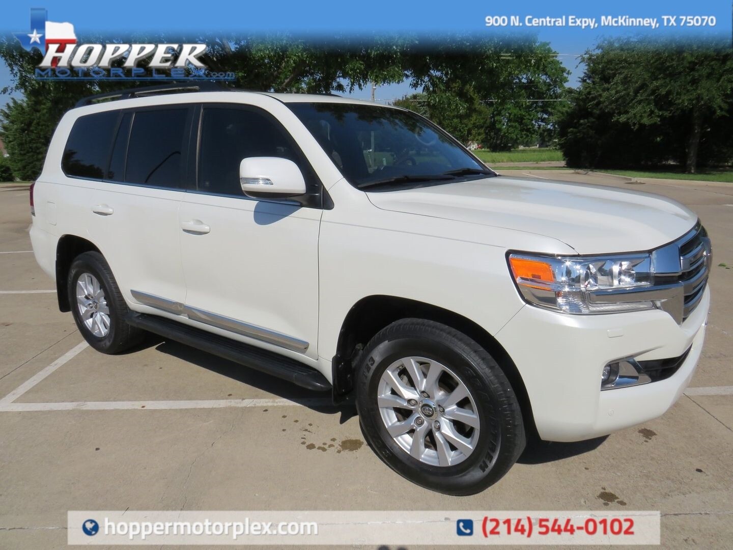 2019 Toyota Land Cruiser Base 44481 Miles Blizzard Pearl Suv 8 ...