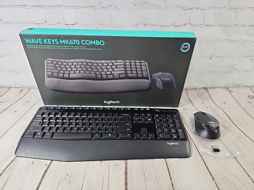 And Mouse Bundle... | Logitech Wave Keys Mk670 Combo Ergonomic Wireless ...