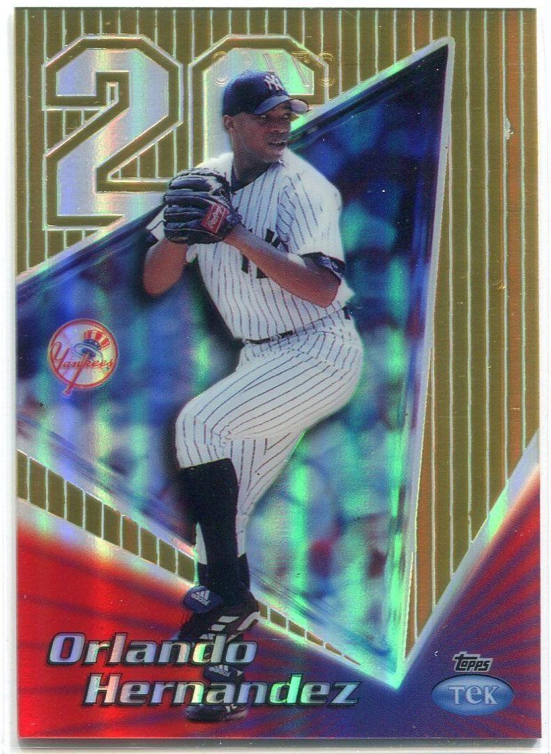 1999 Topps Tek - Gold Pattern 23 #40A Orlando Hernandez /10 for sale ...