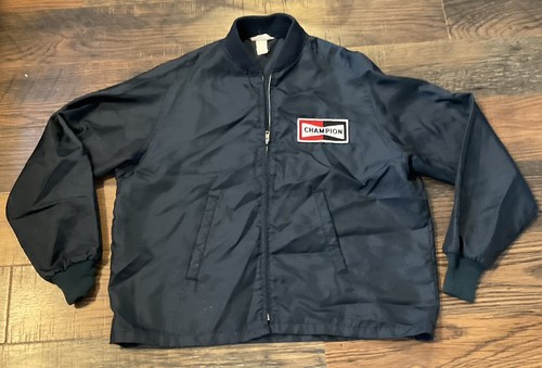 Vintage 1960's CHAMPION Spark Plug Windbreaker Jacket - Racing Coat ...
