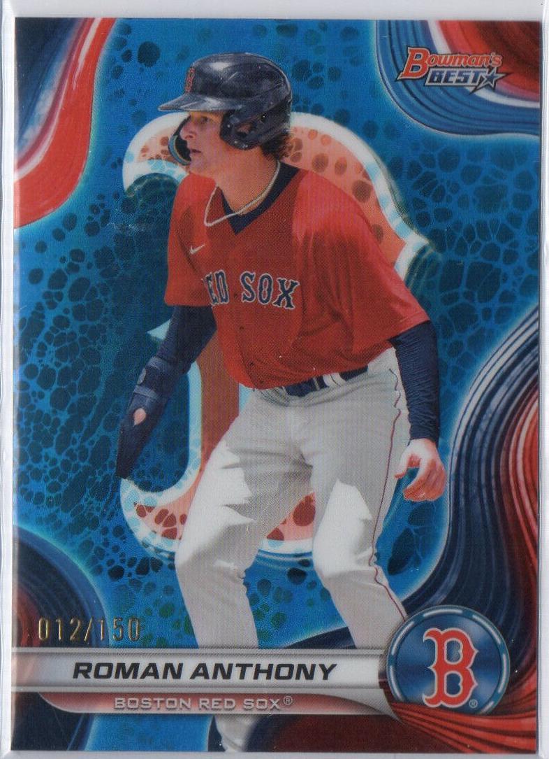2024 Bowman's Best - Top Prospects Blue Refractor #TP-3 Roman Anthony ...