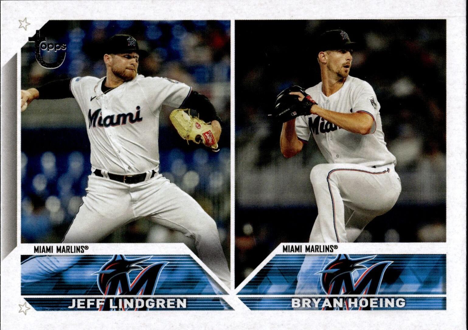 2023 Topps Update Series - Rookie Combos Jeff Lindgren, Bryan Hoeing # ...