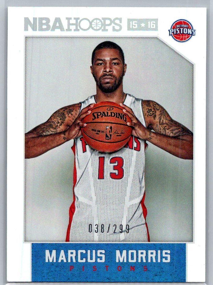 2015-16 Panini NBA Hoops - Red #104 Marcus Morris /299 for sale online ...
