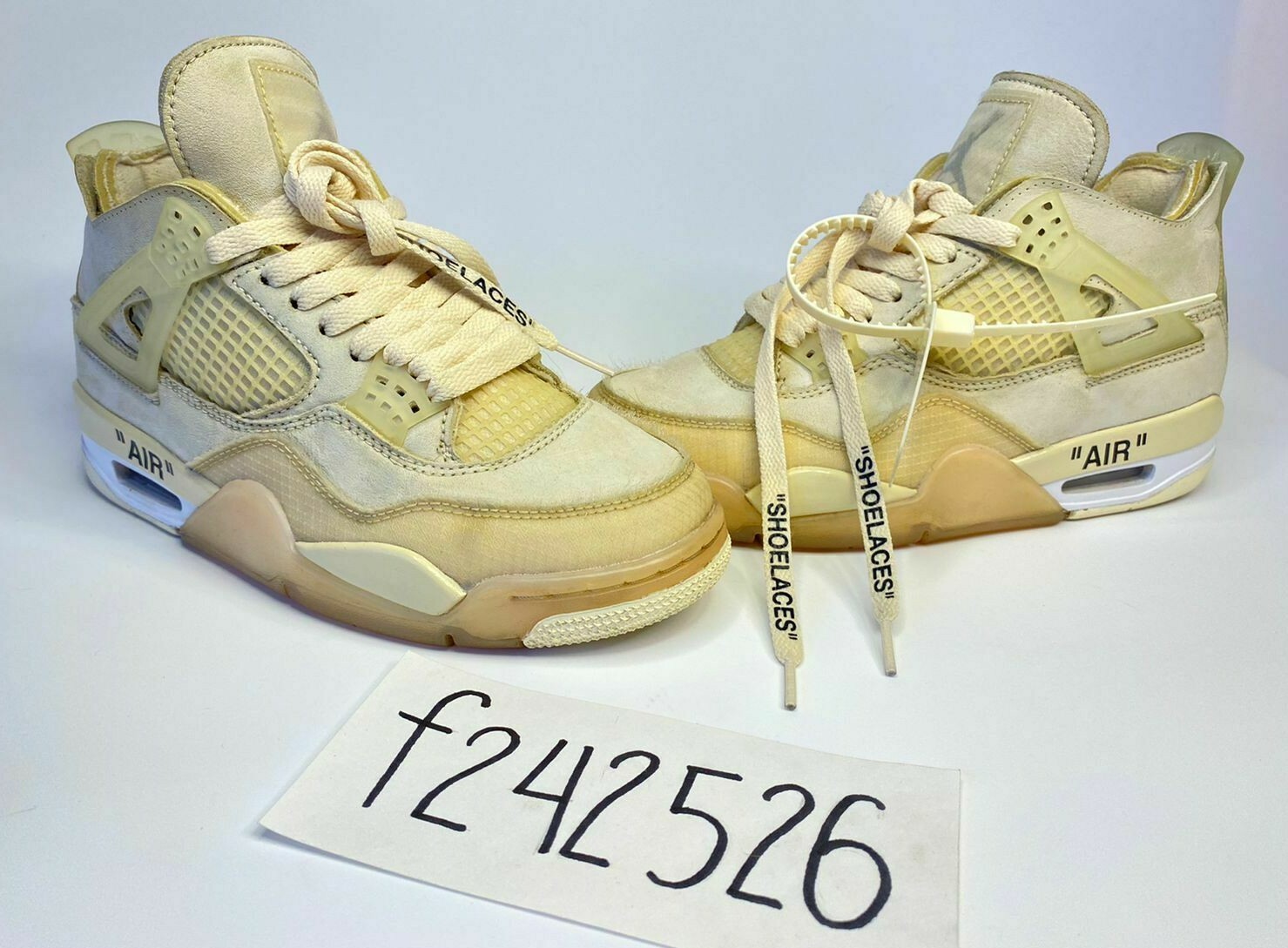 Nike Air Jordan 4 RETRO SP X OFF WHITE SAIL WOMENS SIZE WM Nike Air Jordan 4 RETRO SP X OFF WHITE SAIL WOMENS SIZE WM