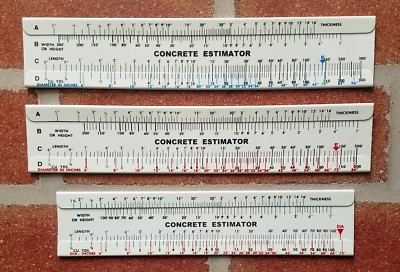Concrete & Masonry - Slide Rule