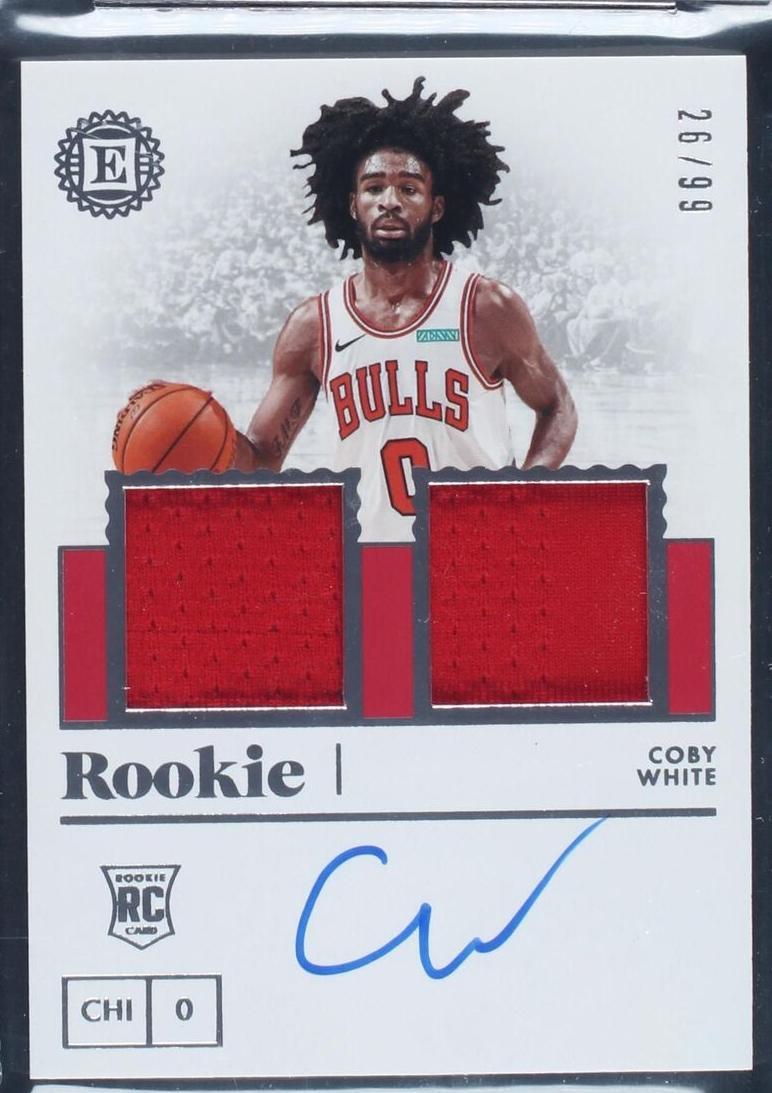 2019-20 Panini Encased - Rookie Jersey Autographs Dual Coby White #236 /99 (AU, RC) for sale ...