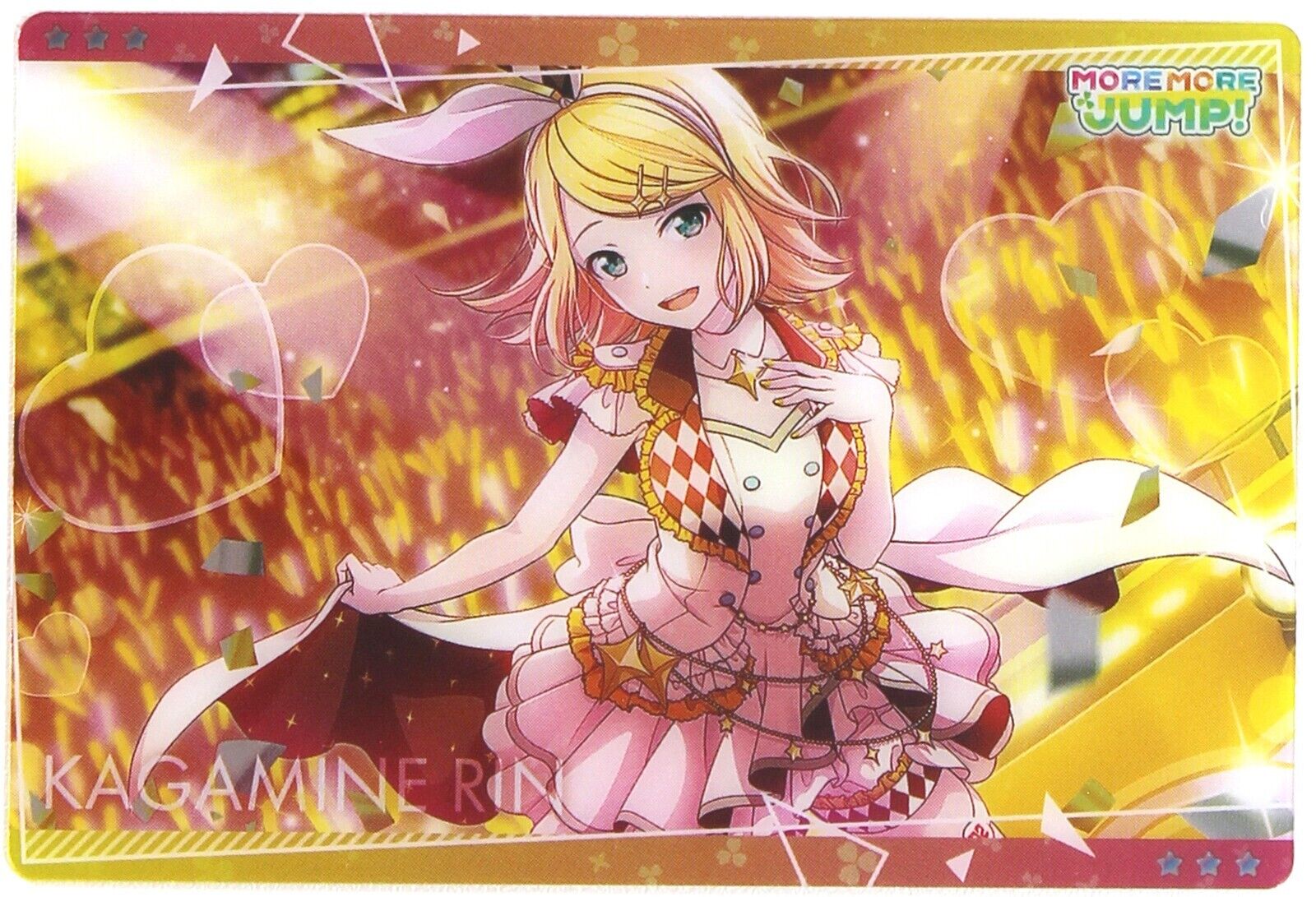 Hatsune Miku Colorful Stage! Card Kagamine Rin MORE MORE Hatsune Miku Colorful Stage! Card Kagamine Rin MORE MORE