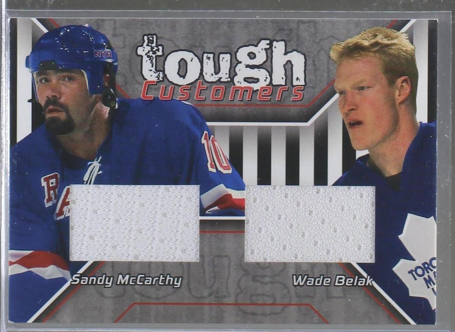 2001-02 In the Game Be A Player Update - Tough Customers Jerseys Sandy ...