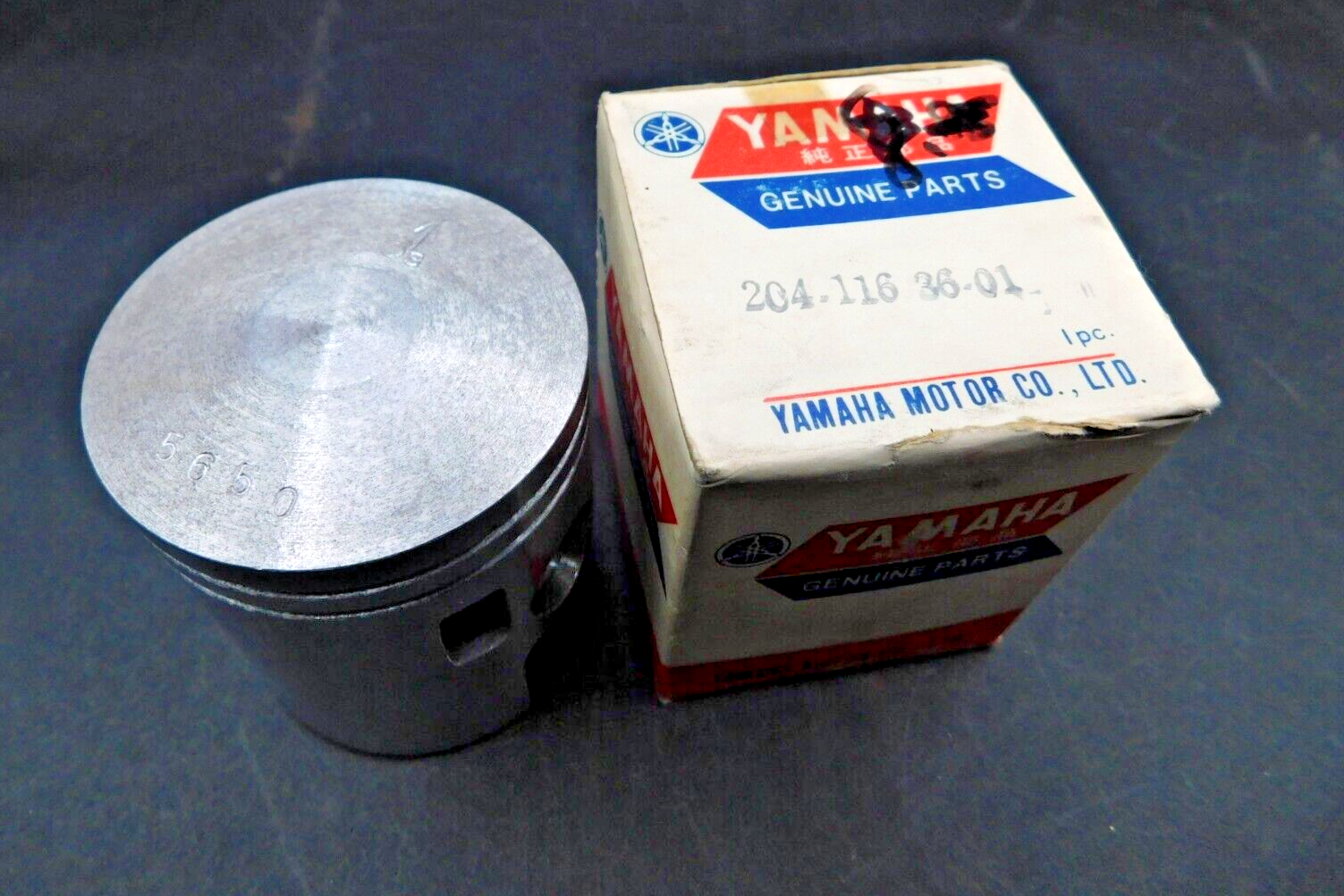 NOS OEM Piston, +.50, 2nd OS, 1967 Yamaha YDS5 YDS5E DS5, 204-11636-01のeBay公認海外通販｜セカイモン