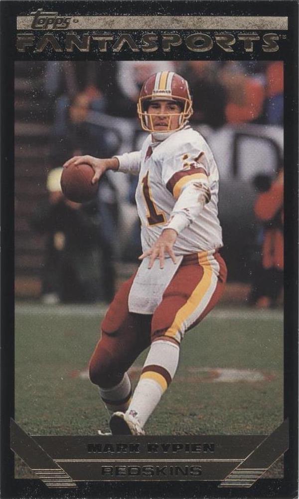 1993 Topps Fantasports - #30 Mark Rypien for sale online | eBay