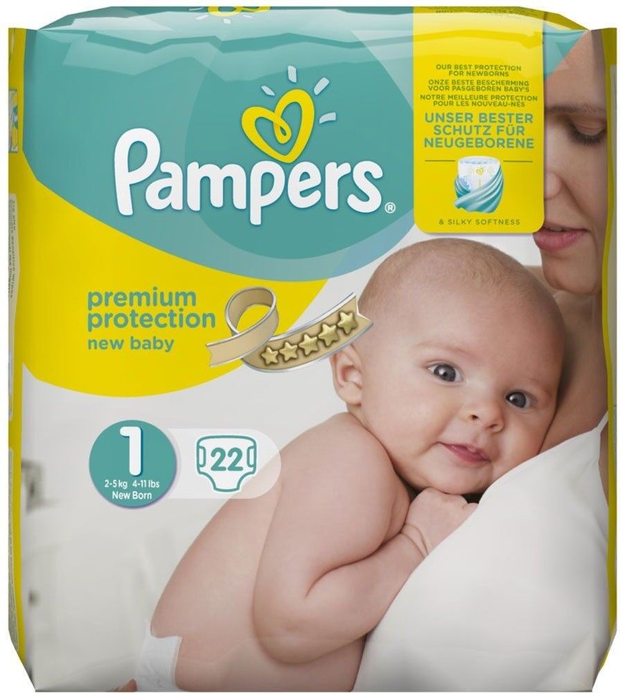 9 Pack / 22 Nappies Pampers Premium Protection New Baby Size 1 Newborn ... 9 Pack / 22 Nappies Pampers Premium Protection New Baby Size 1 Newborn ...