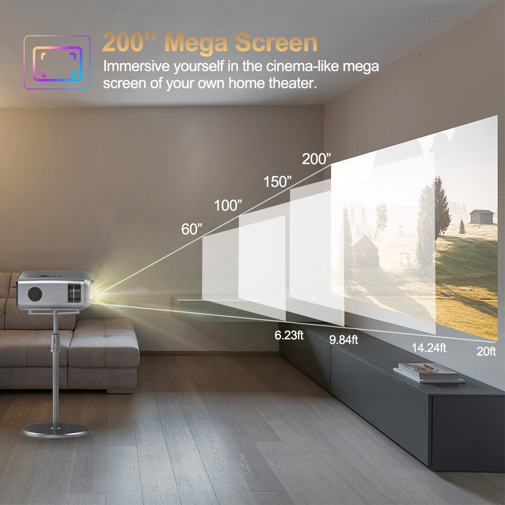 Купить Проекторы для домашних кинотеатров EUG 900D 8500lms LED ...