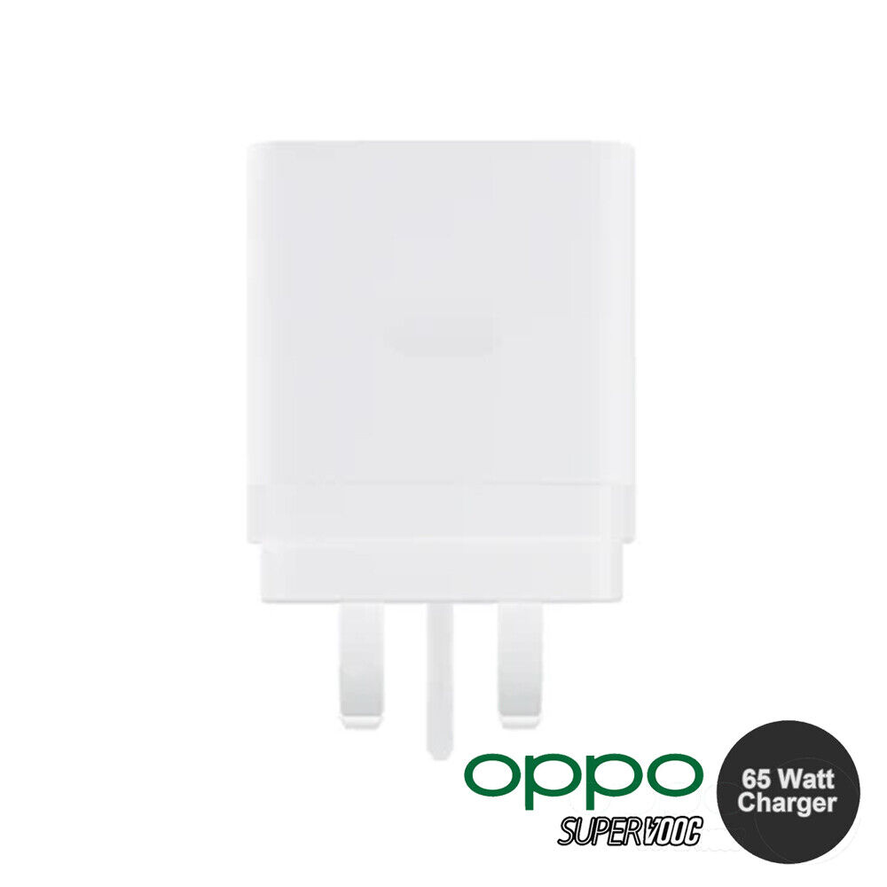 Genuine OPPO Charger 65W SUPERVOOC Fast UK Mains Plug Head Genuine OPPO Charger 65W SUPERVOOC Fast UK Mains Plug Head