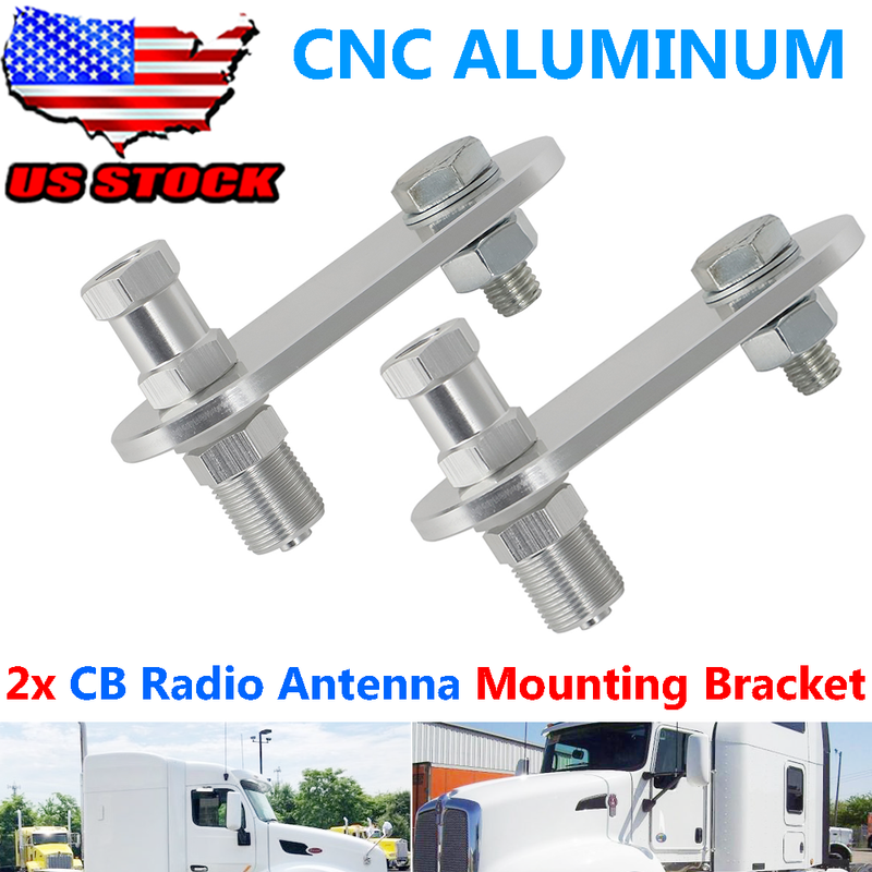 2x Antenna Mounting Bracket For Peterbilt 579 Kenworth