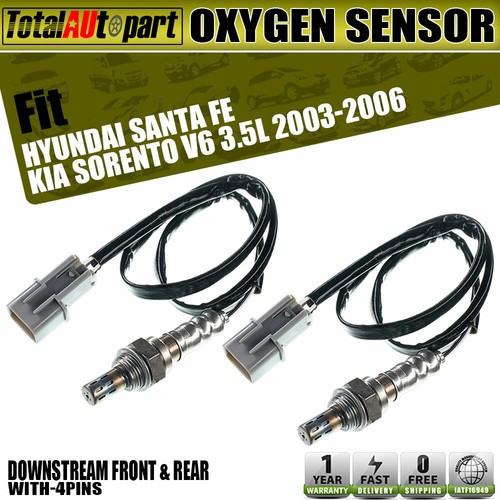 2x O2 Oxygen Sensors for Kia Sorento Hyundai Santa Fe 3.5L 2003-2006 ...