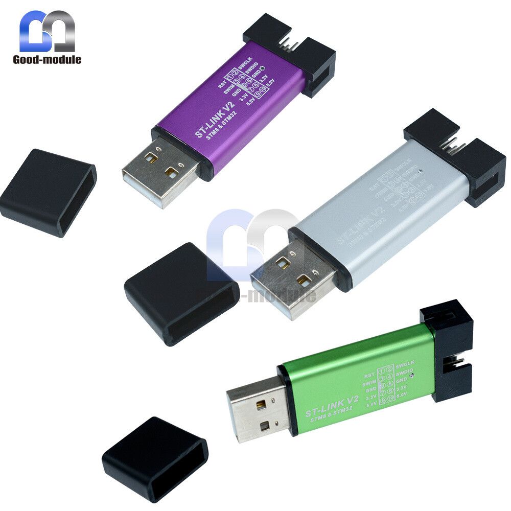 St Link V2 Programming Unit Mini Stm8 Stm32 Emulator Downloader M89 New