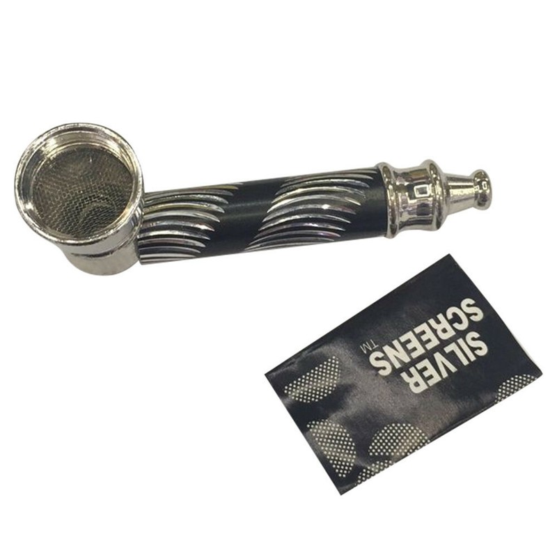Pocket Pipe Smoking Herb/weeds/ Pipe Tobacco Pipe With Mesh Filter Mesh ...