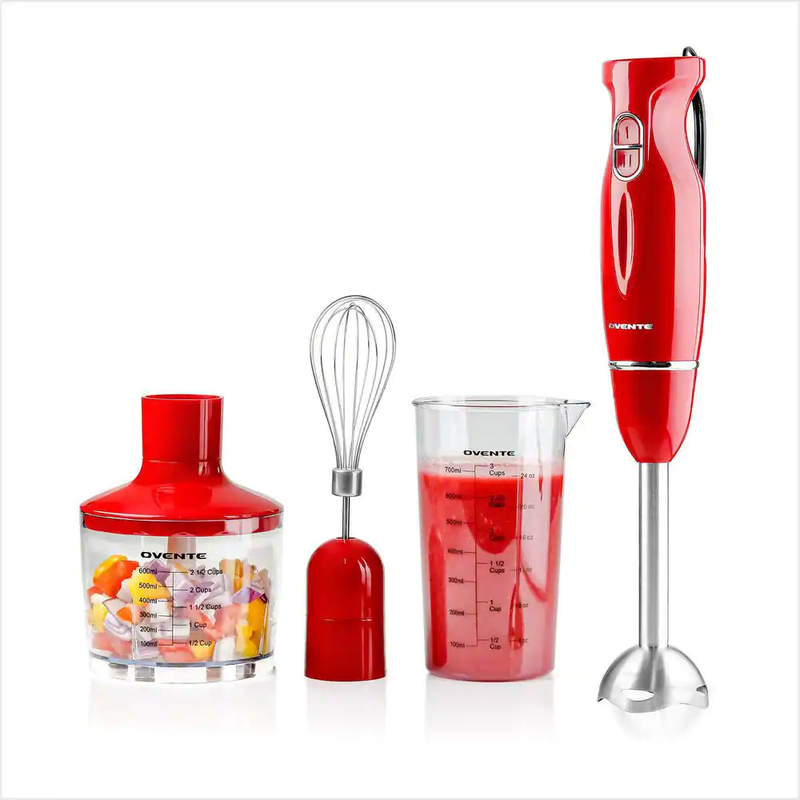 Ultra-Stick 2-Speed Red Hand Immersion Blender Set