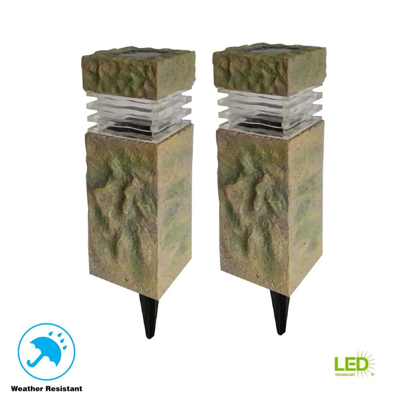 Solar Sand Stone Outdoor Integrated LED Landscape Rock