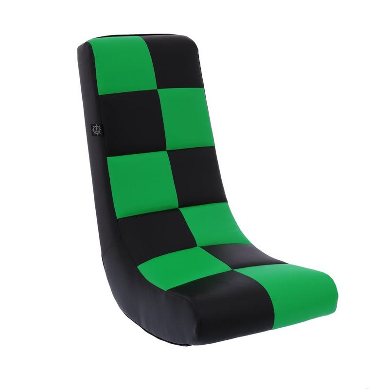 Faux Leather Green | Video Game Rocker Chair