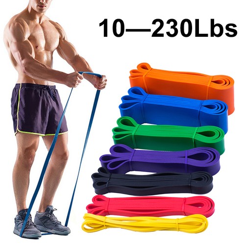 Strong Resistance Bands Loop Heavy Duty Exercise Sport Fitness Gym Yoga ...