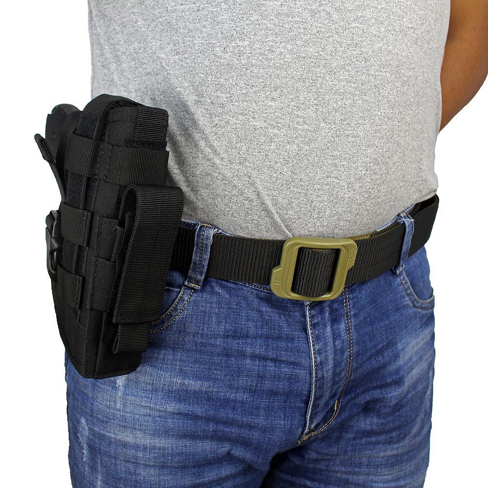 Tactical Gun Holster Molle Modular Pistol Holster for Right Handed ...