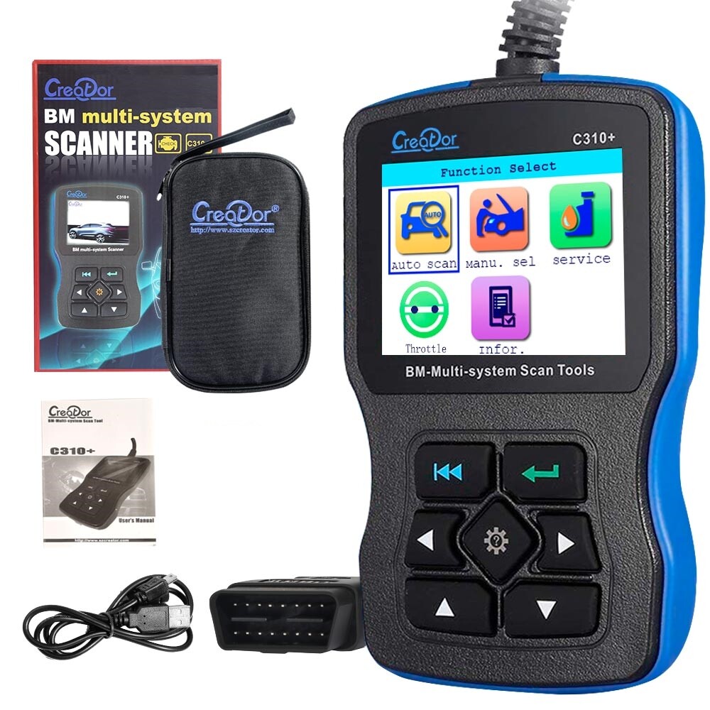 Creator C310+ OBD2 Scanner Code Reader For BMW/Mini Diagnostic Tool ...