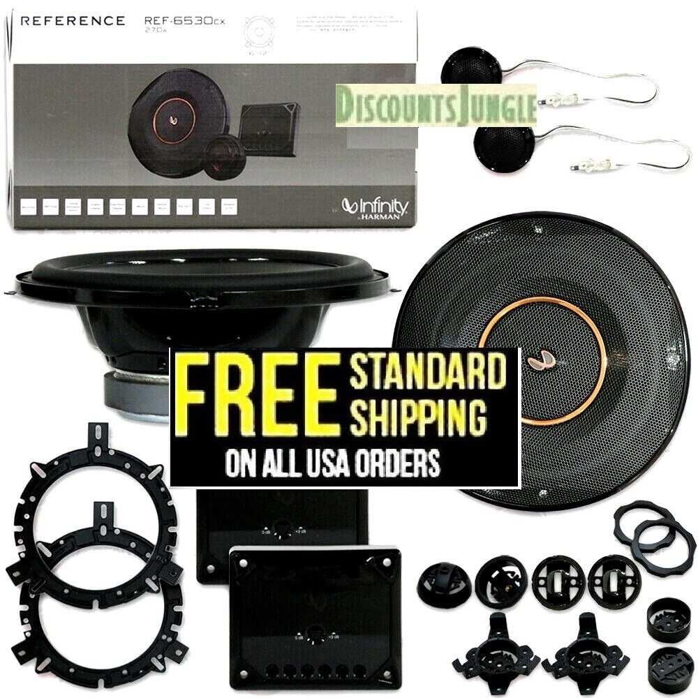 INFINITY REFERENCE REF 6530cx 6.5 INCH 540W 2-WAY CAR AUDIO COMPONENT ...