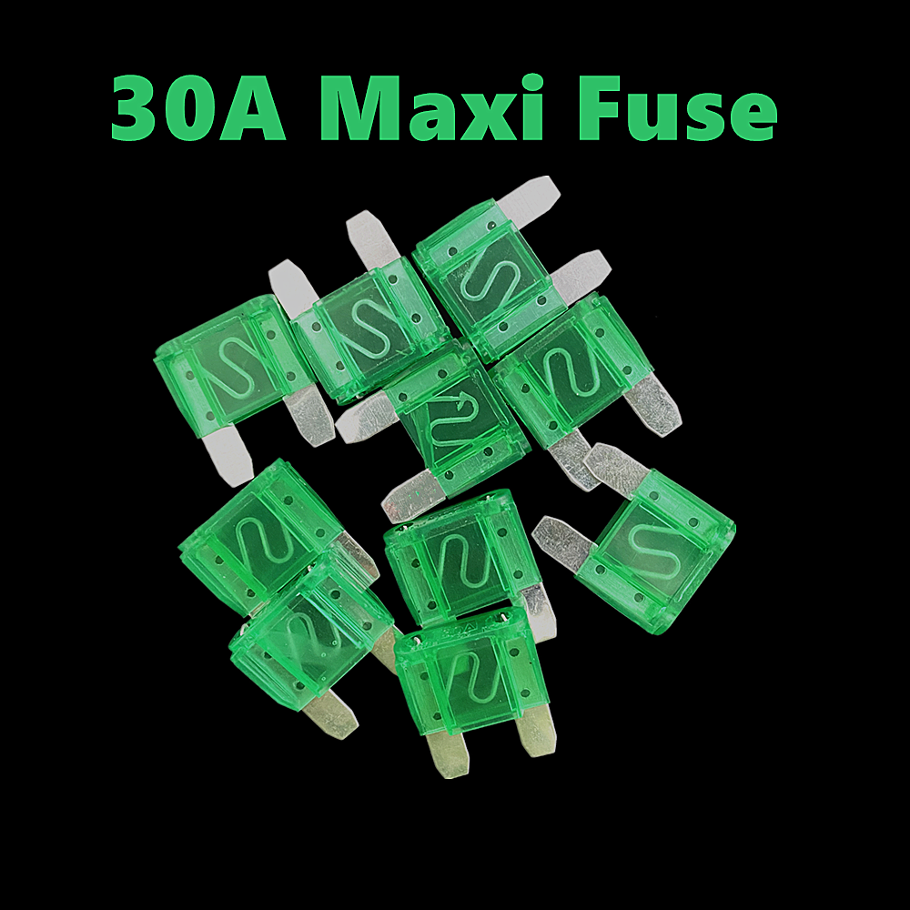 20Pcs 30A Amp MAXI APX Maximum Large Blade Fuse for Auto Boat Truck RV ...