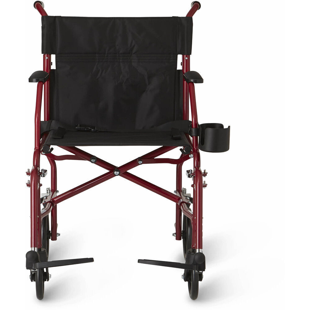 Wide Seat | Medline Ultralight Transport Wheel Chair