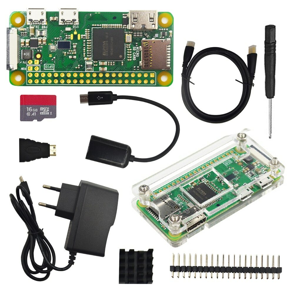 Купить Корпус LANDZO Raspberry Pi Zero W Starter kit+ Acrylic Case ...
