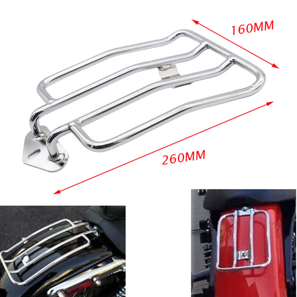 Motorcycle Solo Seat Rear Fender Luggage Rack For Honda Yamaha Kawasaki ...